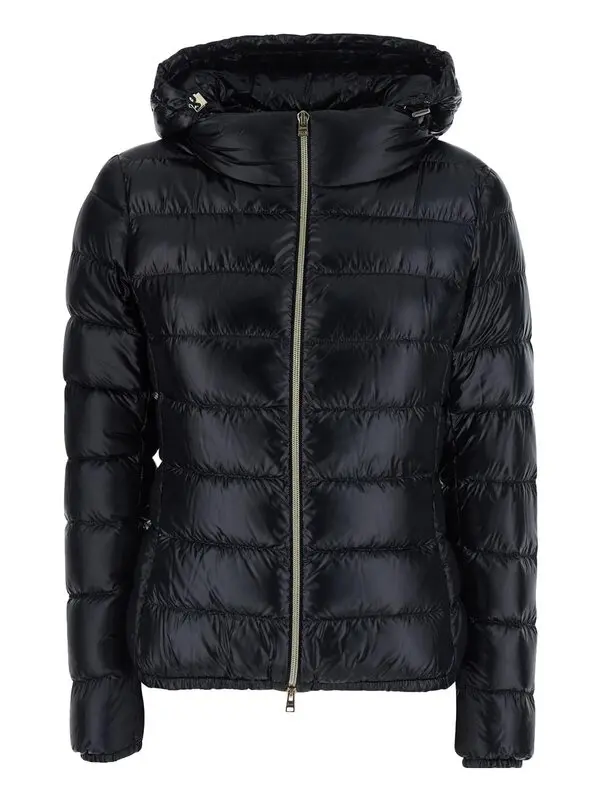 Herno Giada' Down Jacket With Removable Hood In Tech Fabric For - Black