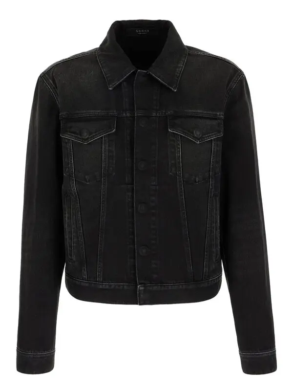 Gucci Denim Trucker Jacket - Multicolor