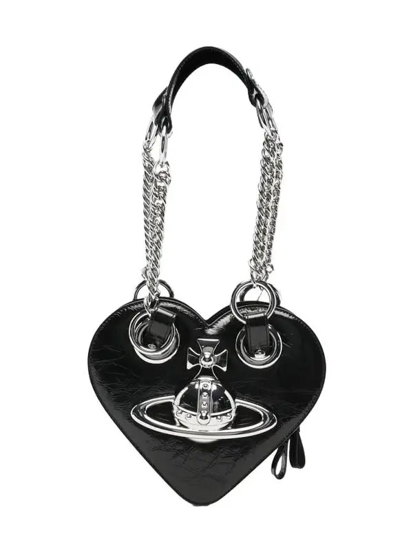 VIVIENNE WESTWOOD Calf Leather Tote Bag - Black