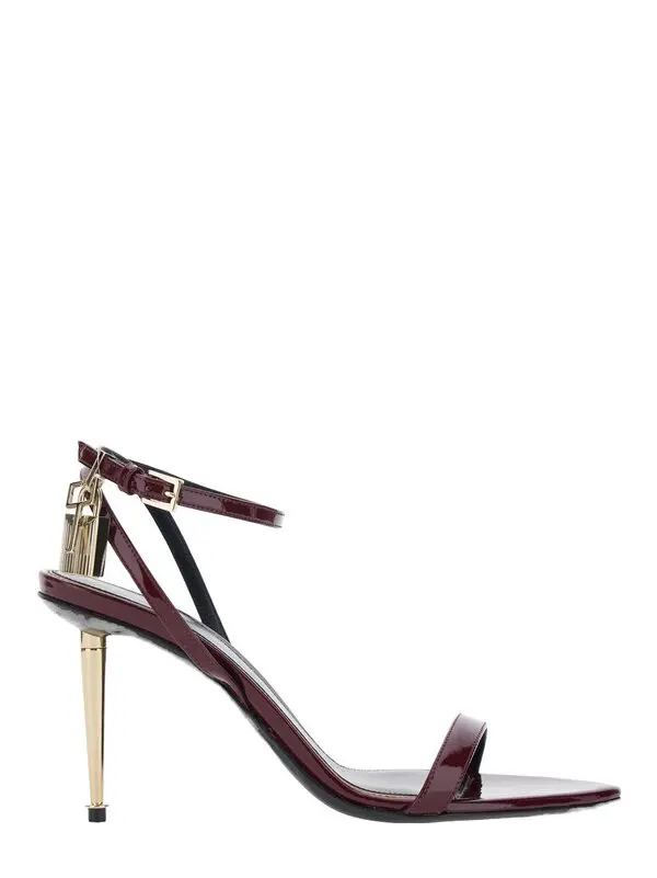 TOM FORD Leather High Stiletto Heel Sandals - Multicolor