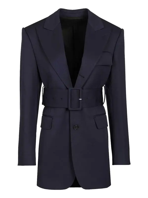 Celine Column Jacket - Blue