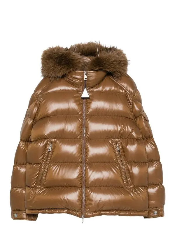 Moncler Jackets Puffer Jackets - Brown
