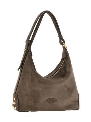 TOD'S Gmt Sacca Mini Metal Dots In Suede Bag - Multicolor
