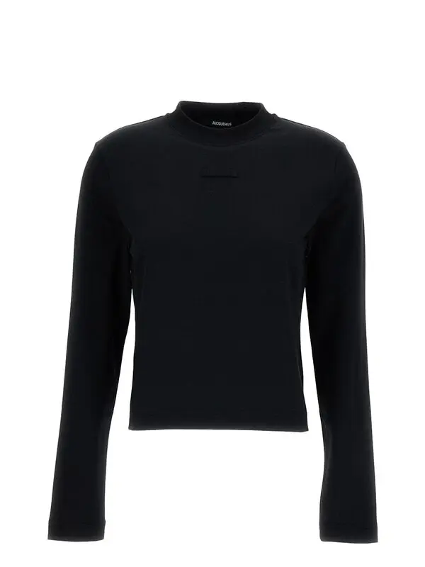 Jacquemus Long-sleeved Grosgrain T-shirt - Multicolor