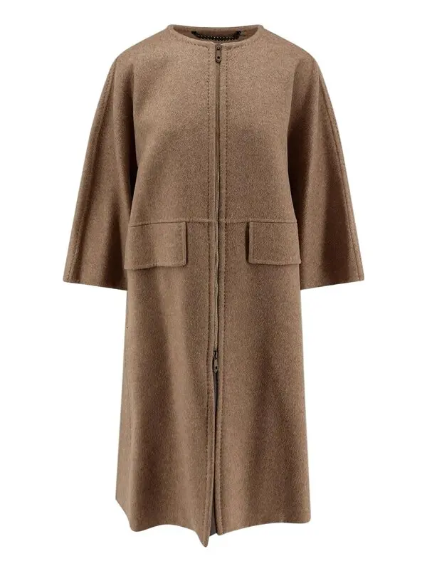 Max Mara Amour Cashmere Coat - Cream