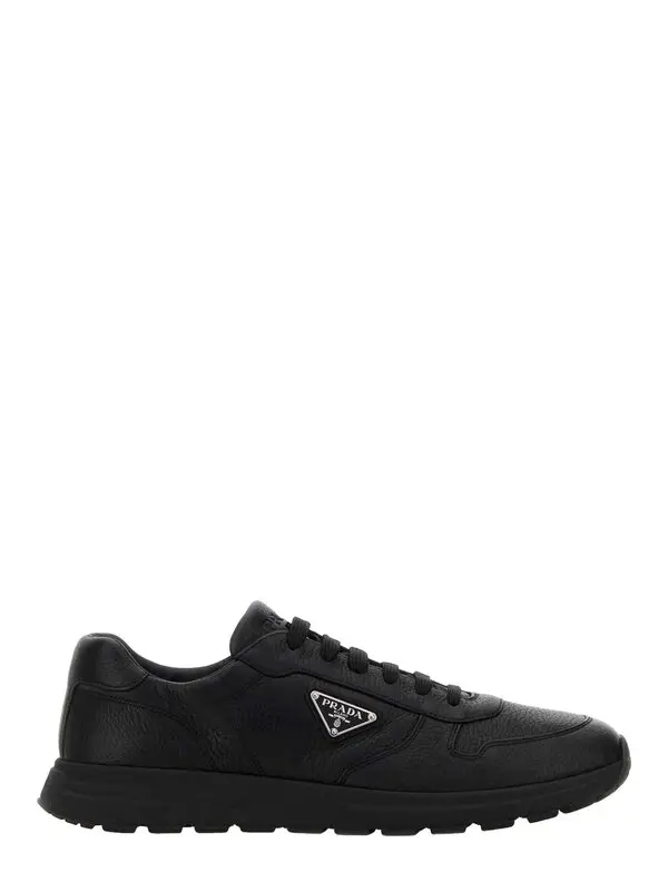 Prada Leather Prax 2.0 Sneakers - Black
