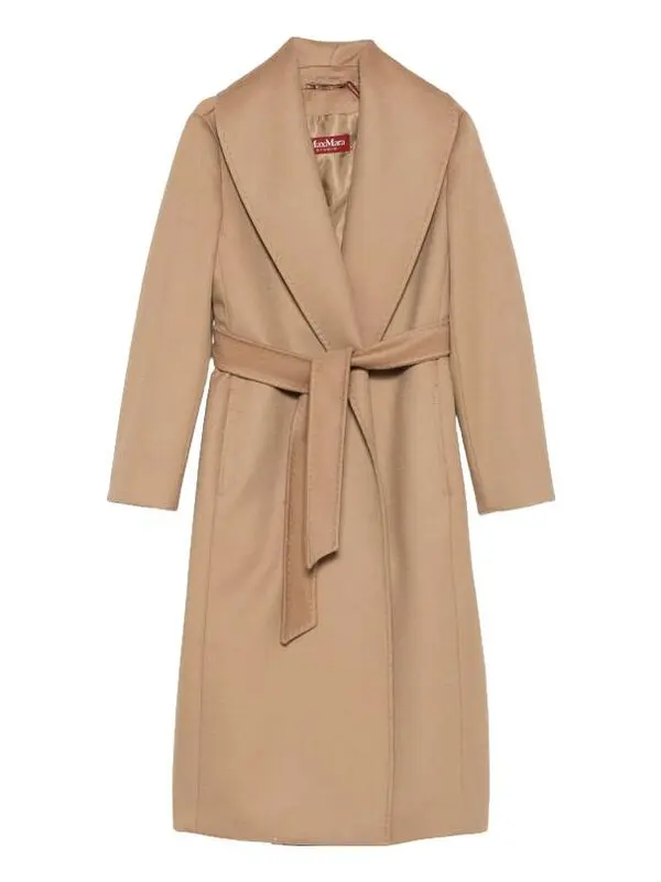Max Mara Virgin Wool Coat - Cream
