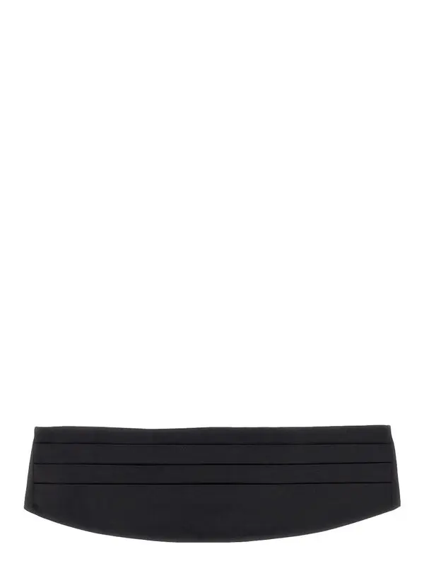 Dolce & Gabbana Silk Cummerbund - Black