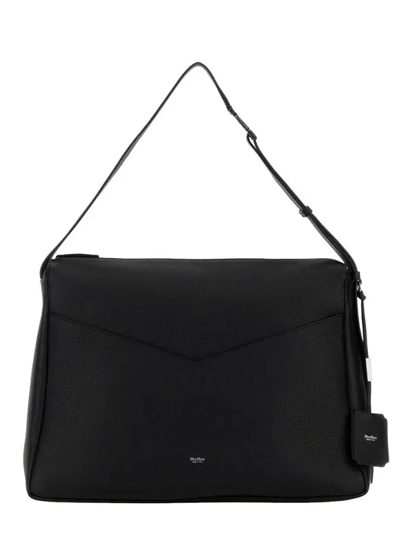Max Mara Leather Kipperl Bag - Black