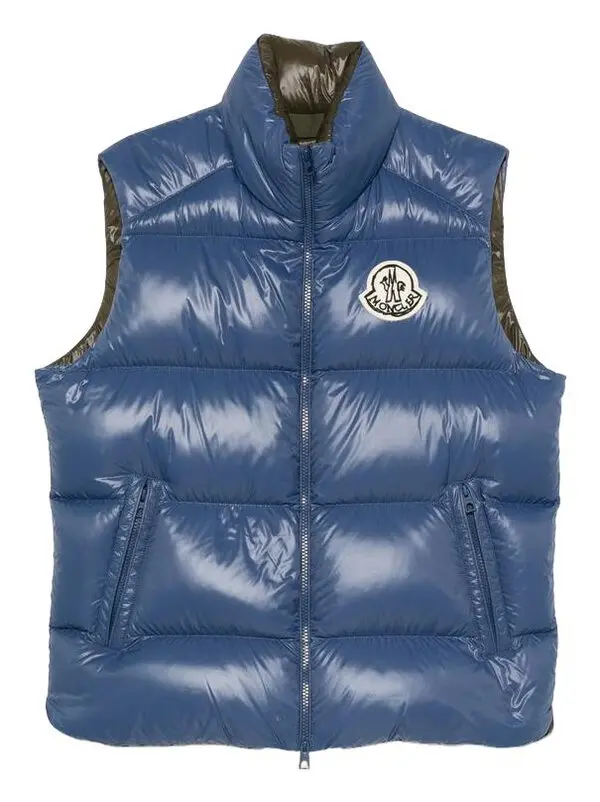 Moncler Jackets Waistcoats & Gilets - Blue