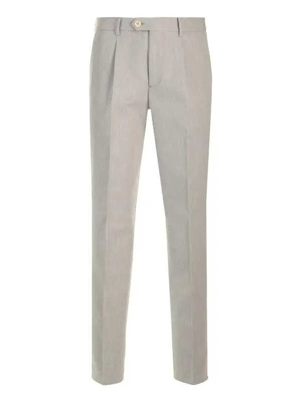 Brunello Cucinelli Leisure Fit Trousers - Gray