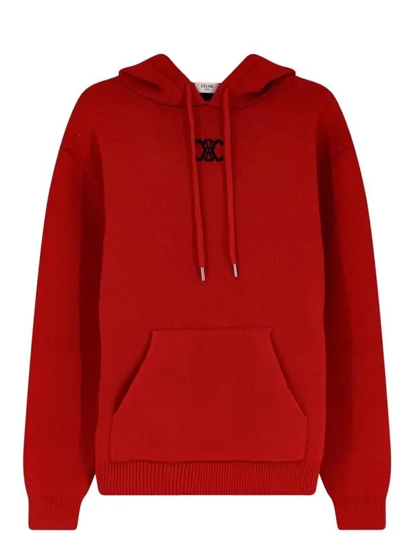 Celine Cashmere And Wool Blend Sweatshirt - Multicolor