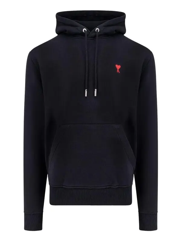 AMI Paris Cotton Sweatshirt With Logo Embroidery - Multicolor
