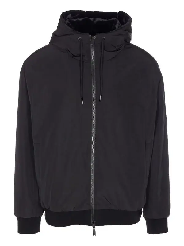 Moose Knuckles Reversible Hooded Jacket - Black