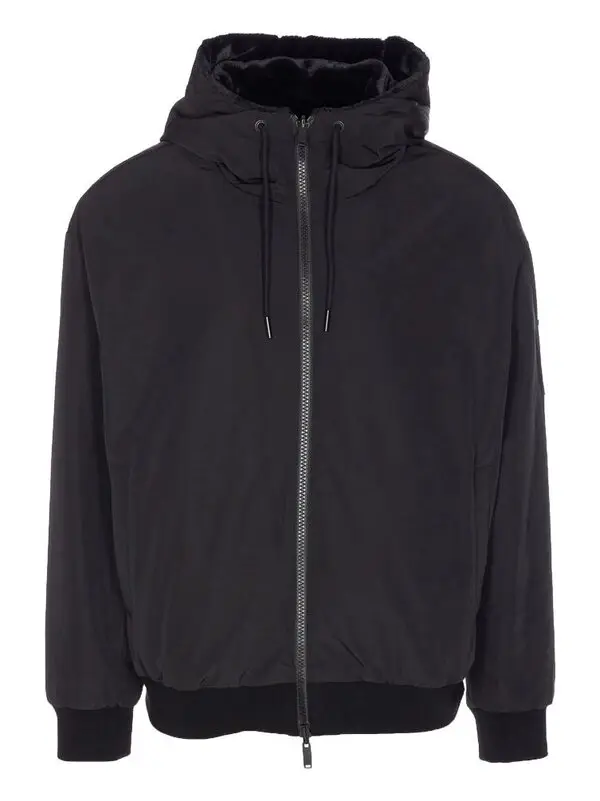 Moose Knuckles Reversible Hooded Jacket - Black