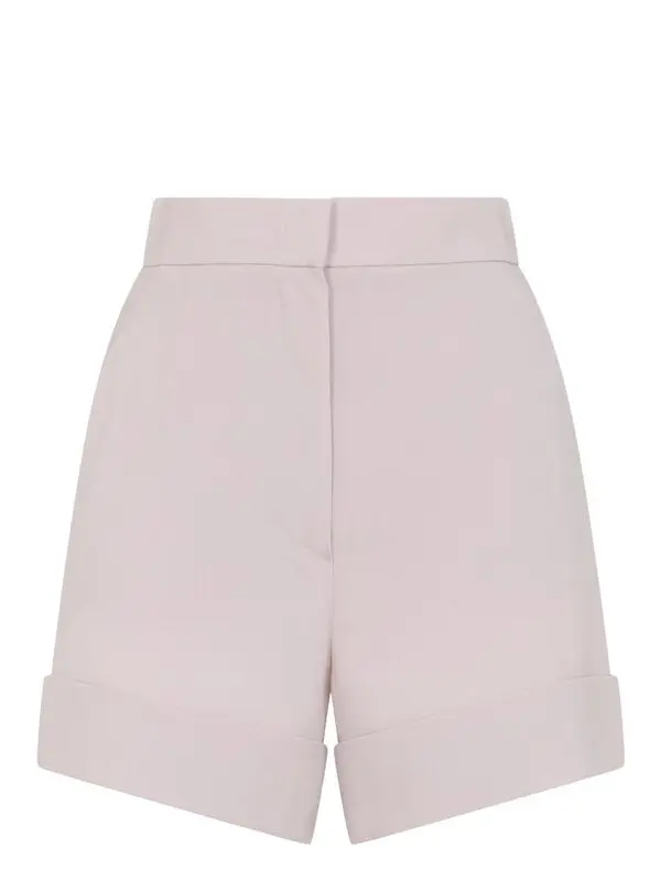 Max Mara Celebre Wool Blend Shorts - Multicolor