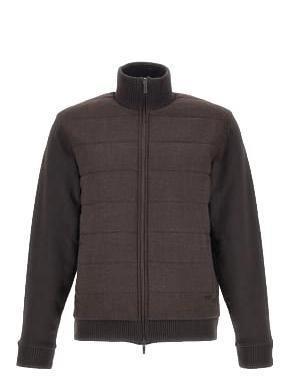 FAY Zip Up Quilted Jacket - Multicolor