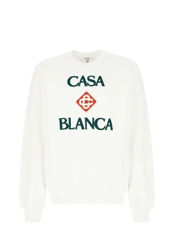 Casablanca Casa" Graphic Sweatshirt - Multicolor