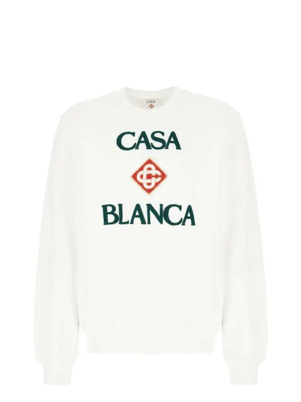 Casablanca Casa" Graphic Sweatshirt - Multicolor
