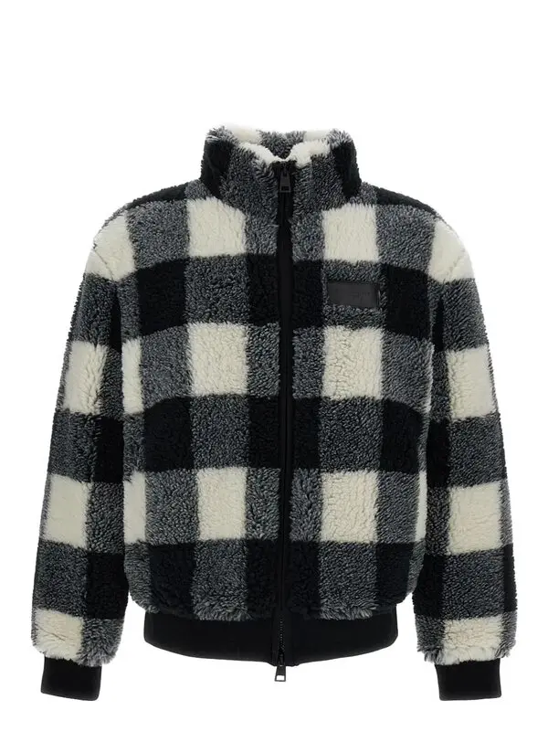 Givenchy Checked Fleece Blouson - Multicolor