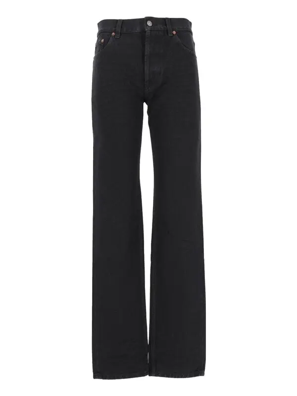 Saint Laurent Straight Jeans - Black