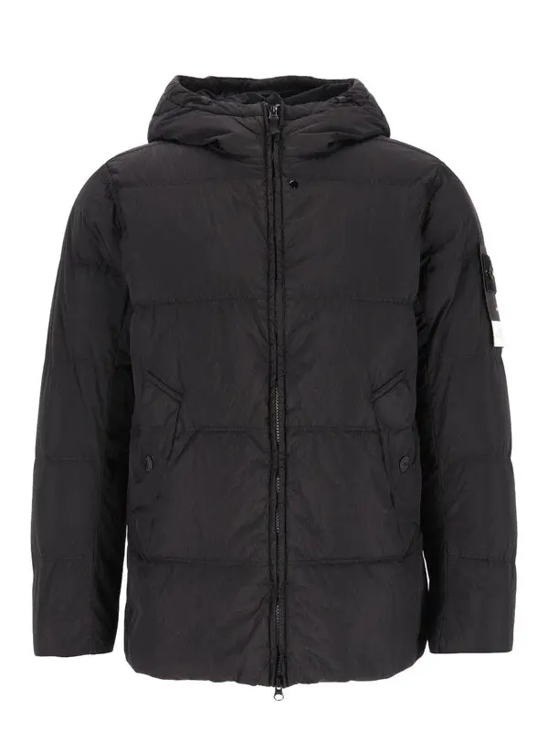 Stone Island Down Jacket - Black