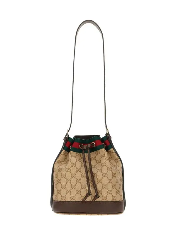 Gucci Monogram Bucket Bag - Multicolor