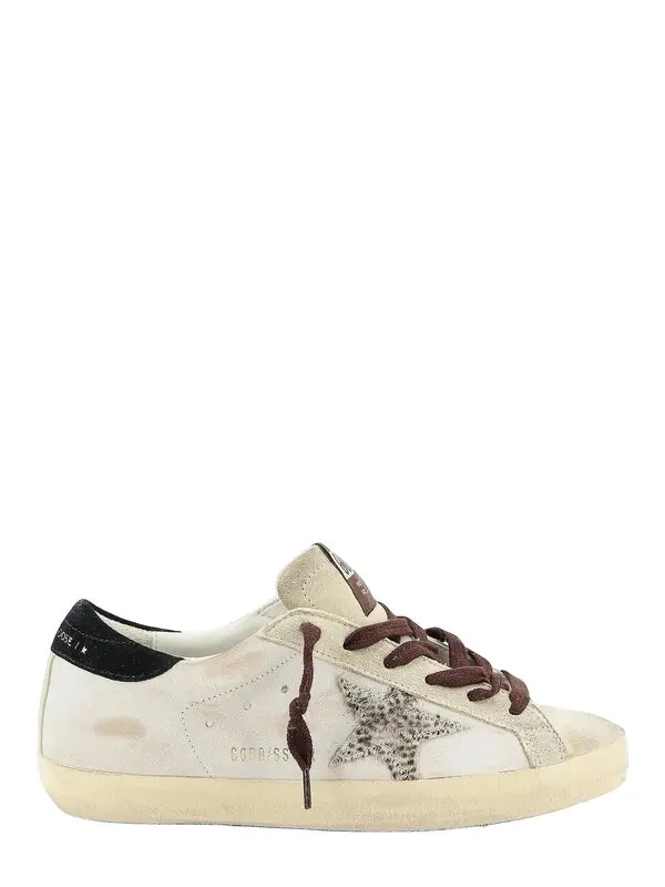 GOLDEN GOOSE Deluxe Brand Super-star Suede Sneakers - Multicolor