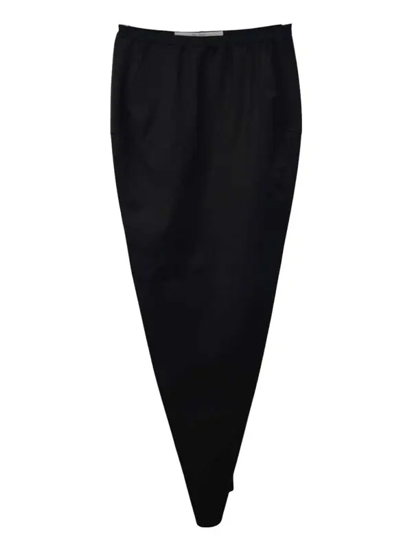 Rick Owens Soft Pillar Long Skirt - Black