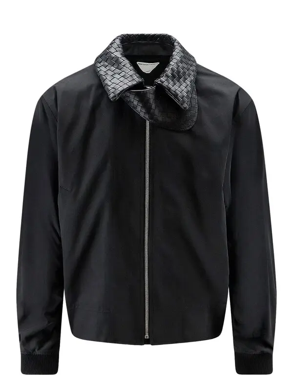Bottega Veneta Nylon And Cotton Jacket - Multicolor