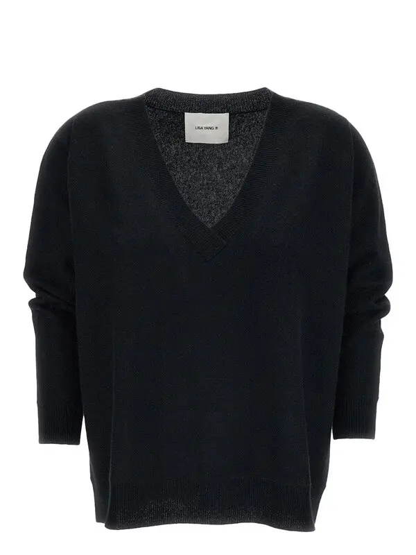 LISA YANG Kenny V-neck Cashmere Sweater - Multicolor
