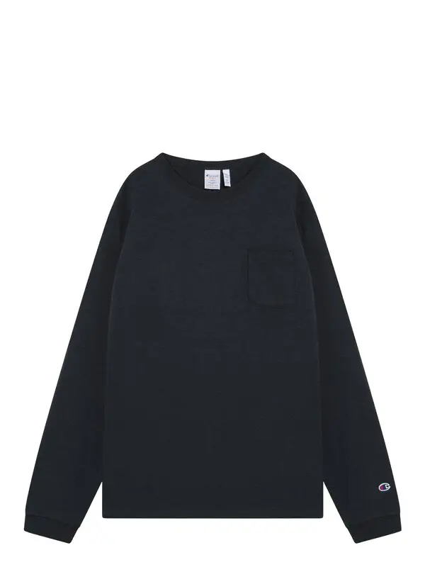 Champion Navy Long-sleeved T-shirt - Blue
