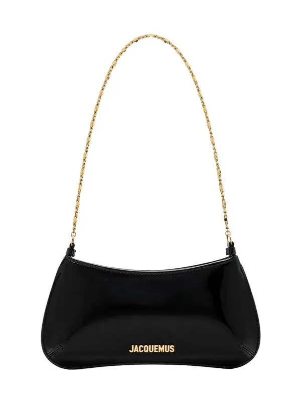 Jacquemus Chain Shoulder Bag - Black