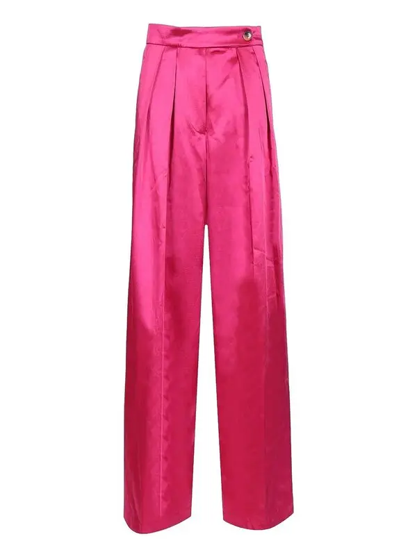 Dries Van Noten Wide Leg Trousers - Multicolor