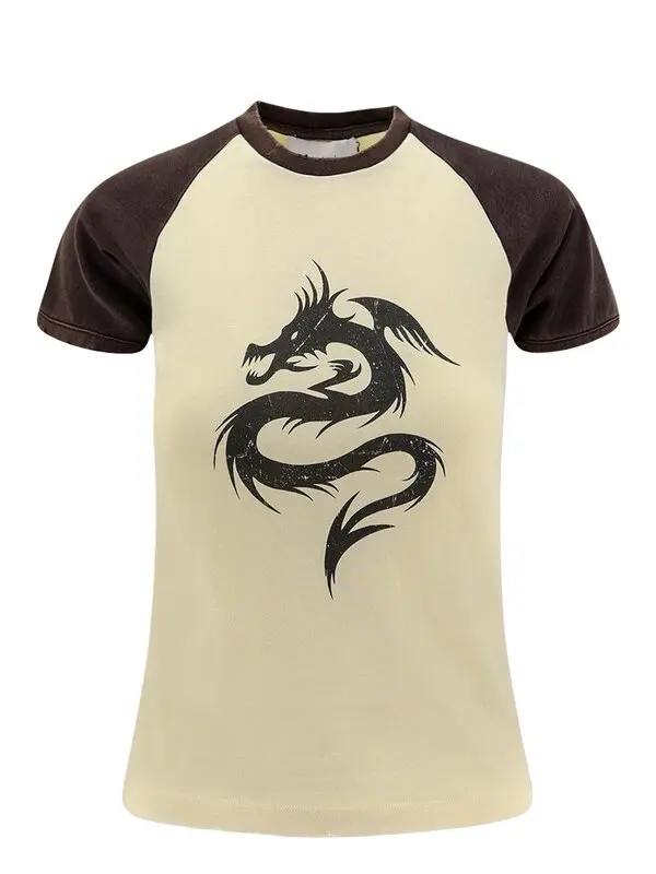 Coperni Cotton Graphic Tee - Multicolor