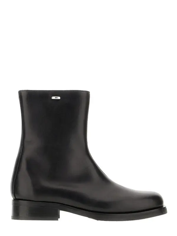 Our Legacy Leather Ankle Boots - Multicolor