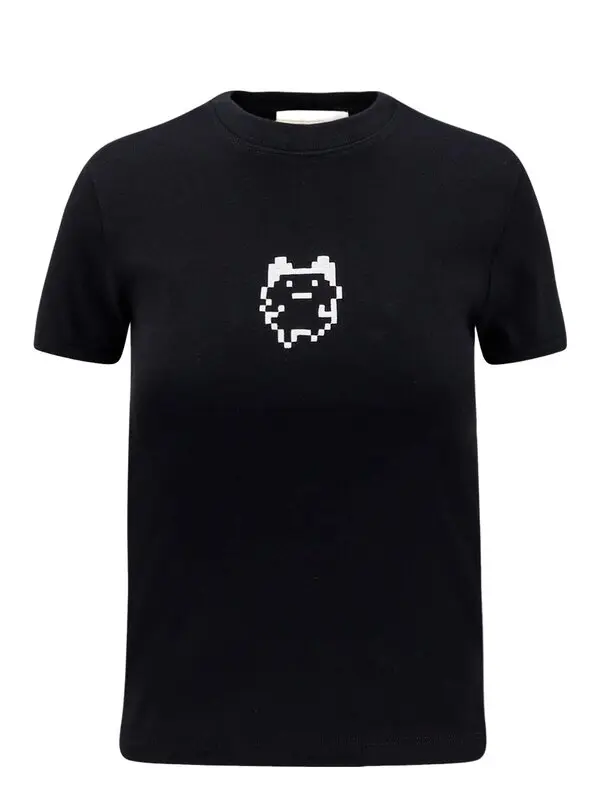 Coperni Tamagotchi Organic Cotton T-shirt - Black