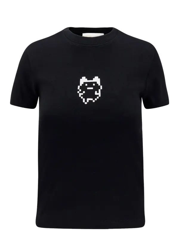 Coperni Tamagotchi Organic Cotton T-shirt - Black