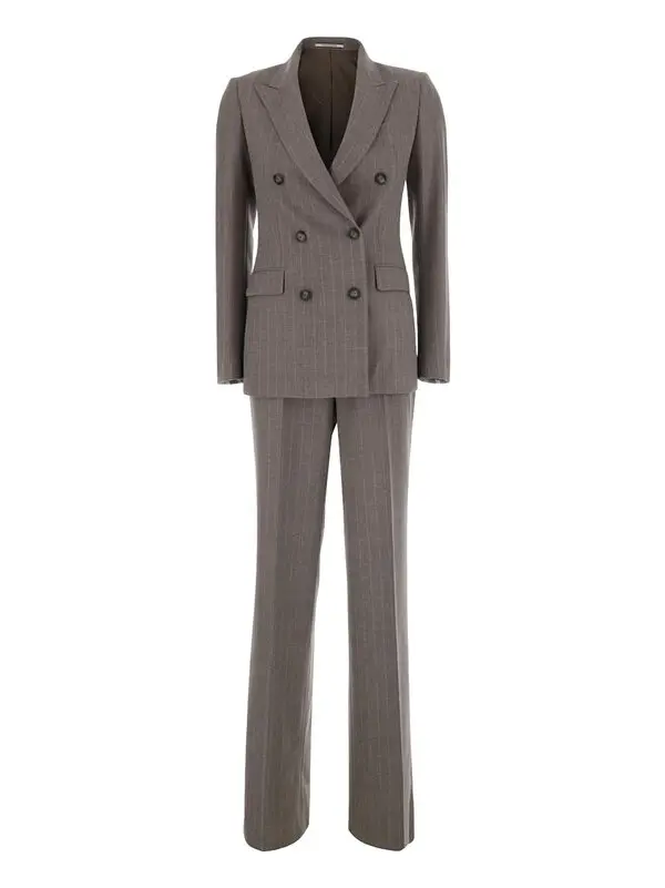 Tagliatore Paris Wool Suit - Cream