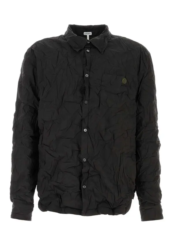 Loewe Poplin Shirt - Black