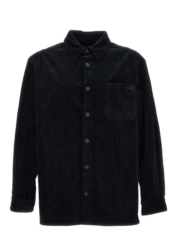 A.p.c. Overshirt Mateo Logo - Multicolor
