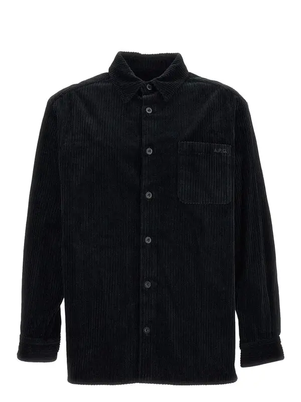A.p.c. Overshirt Mateo Logo - Multicolor