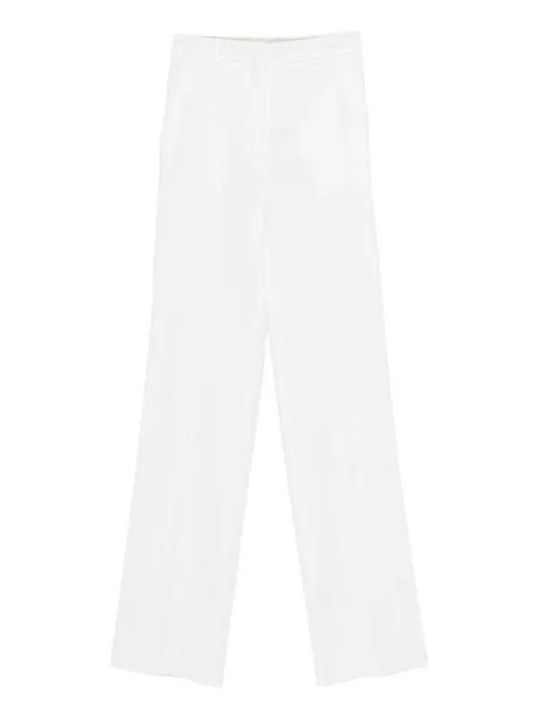 Max Mara Neutrals Trousers Tailored Trousers - Cream