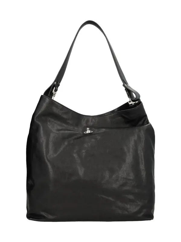 VIVIENNE WESTWOOD Lottie Large Shoulder Bag - Black