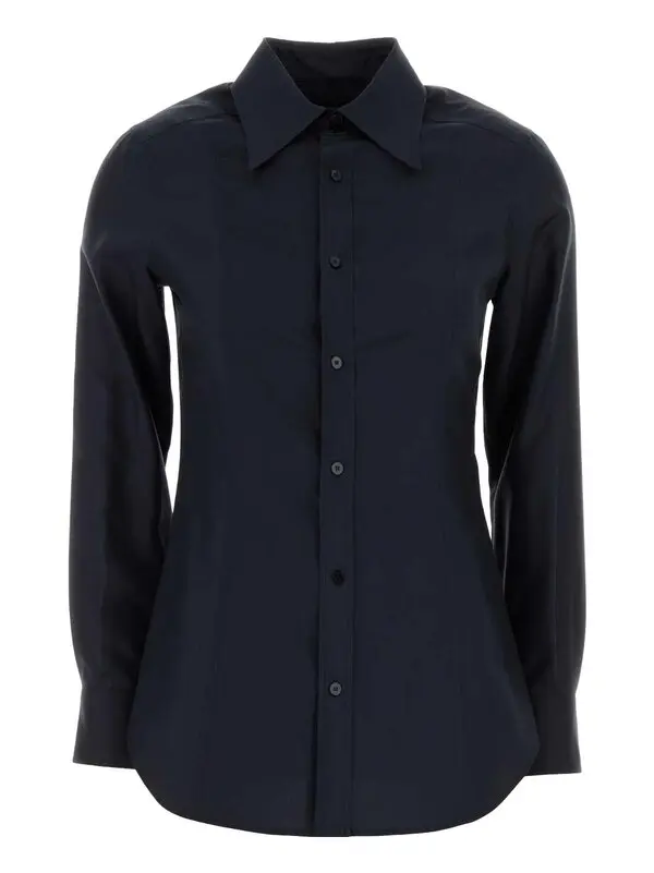 Gucci Midnight Satin Shirt - Blue