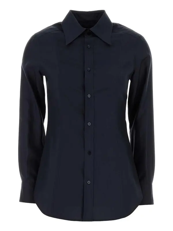 Gucci Midnight Satin Shirt - Blue