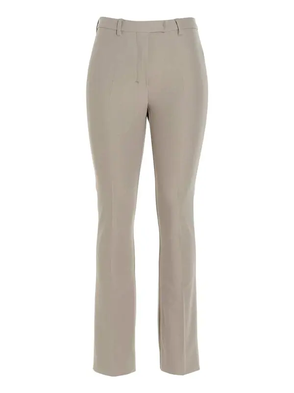 Max Mara Fatina Stretch Viscose Blend Trousers - Cream