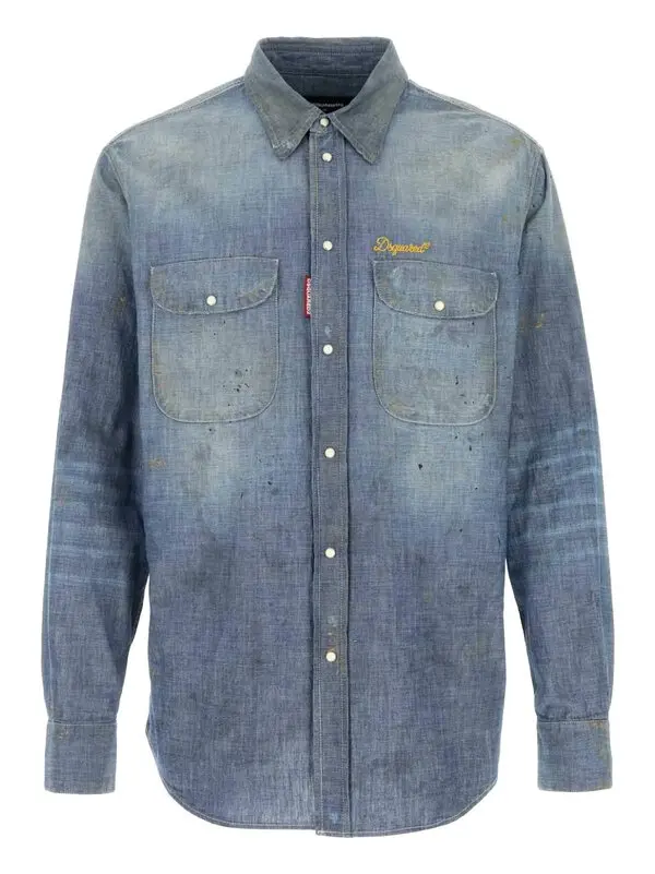 Dsquared2 Denim Shirt - Blue