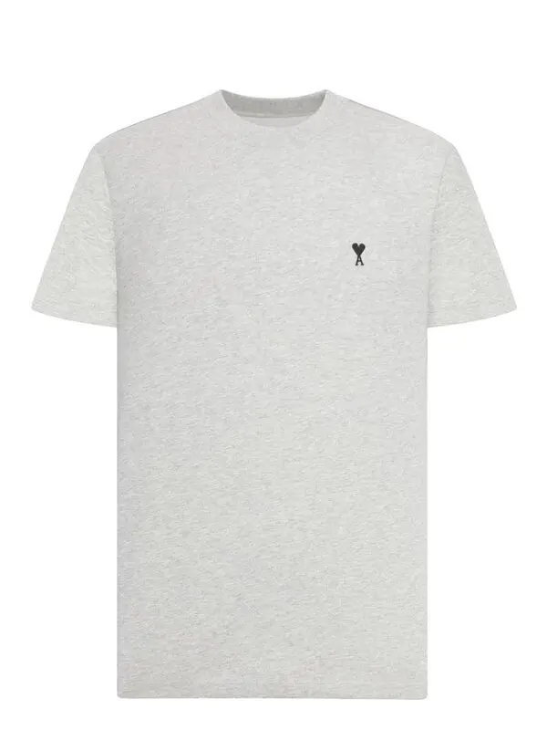 AMI Paris De Coeur T-shirt In Organic Cotton Jersey - Multicolor
