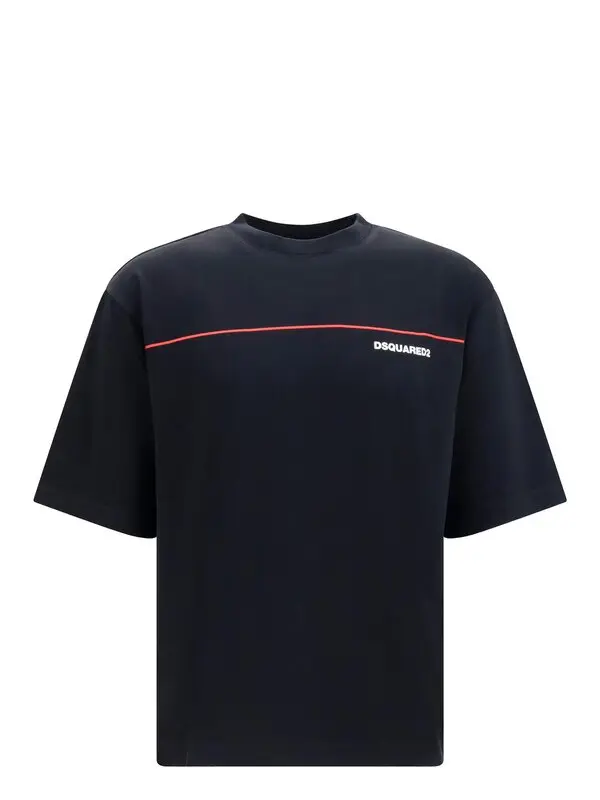 Dsquared2 Loose-fit Logo T-shirt - Black